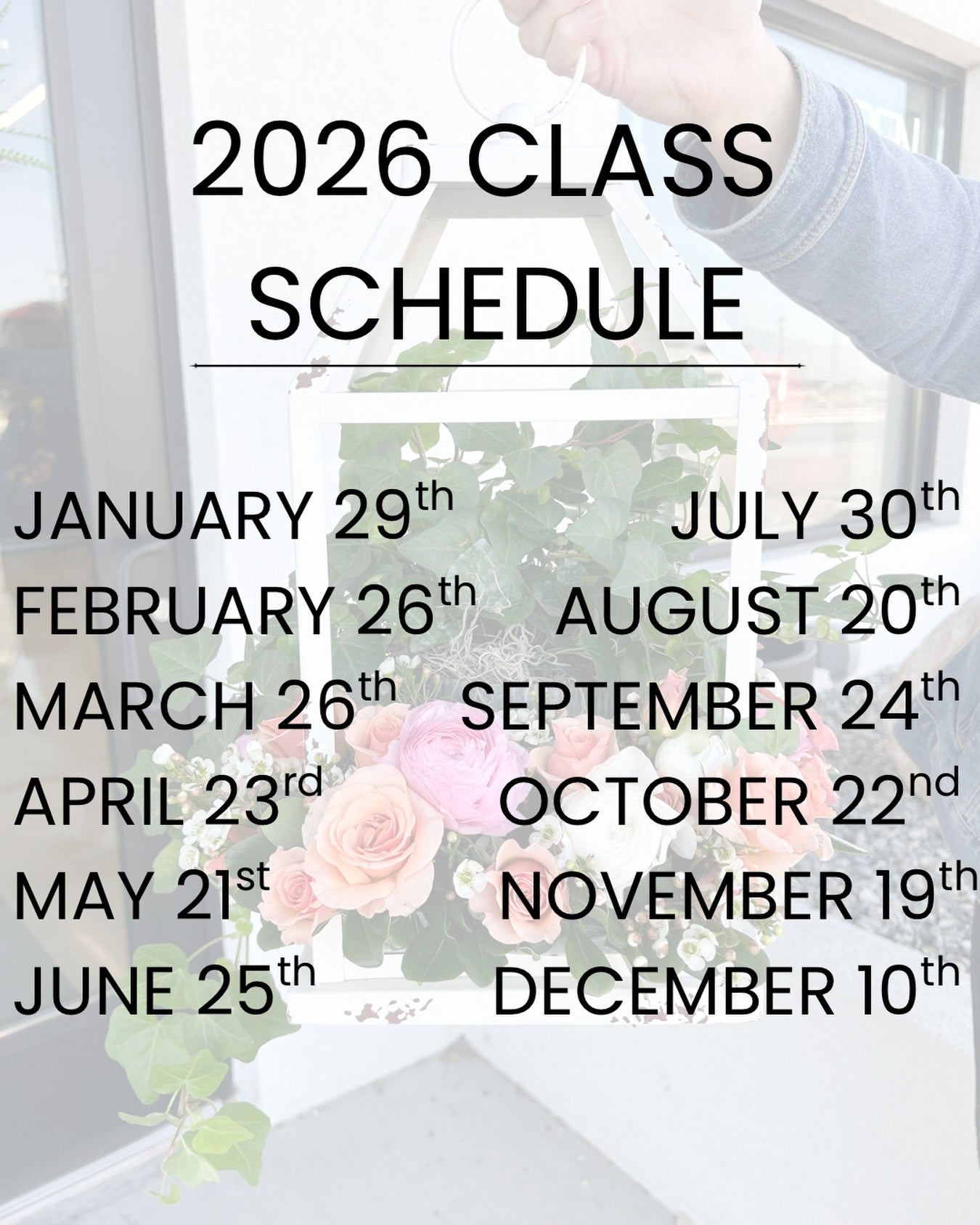 Sign up For Classes – Bear River Floral & Gifts