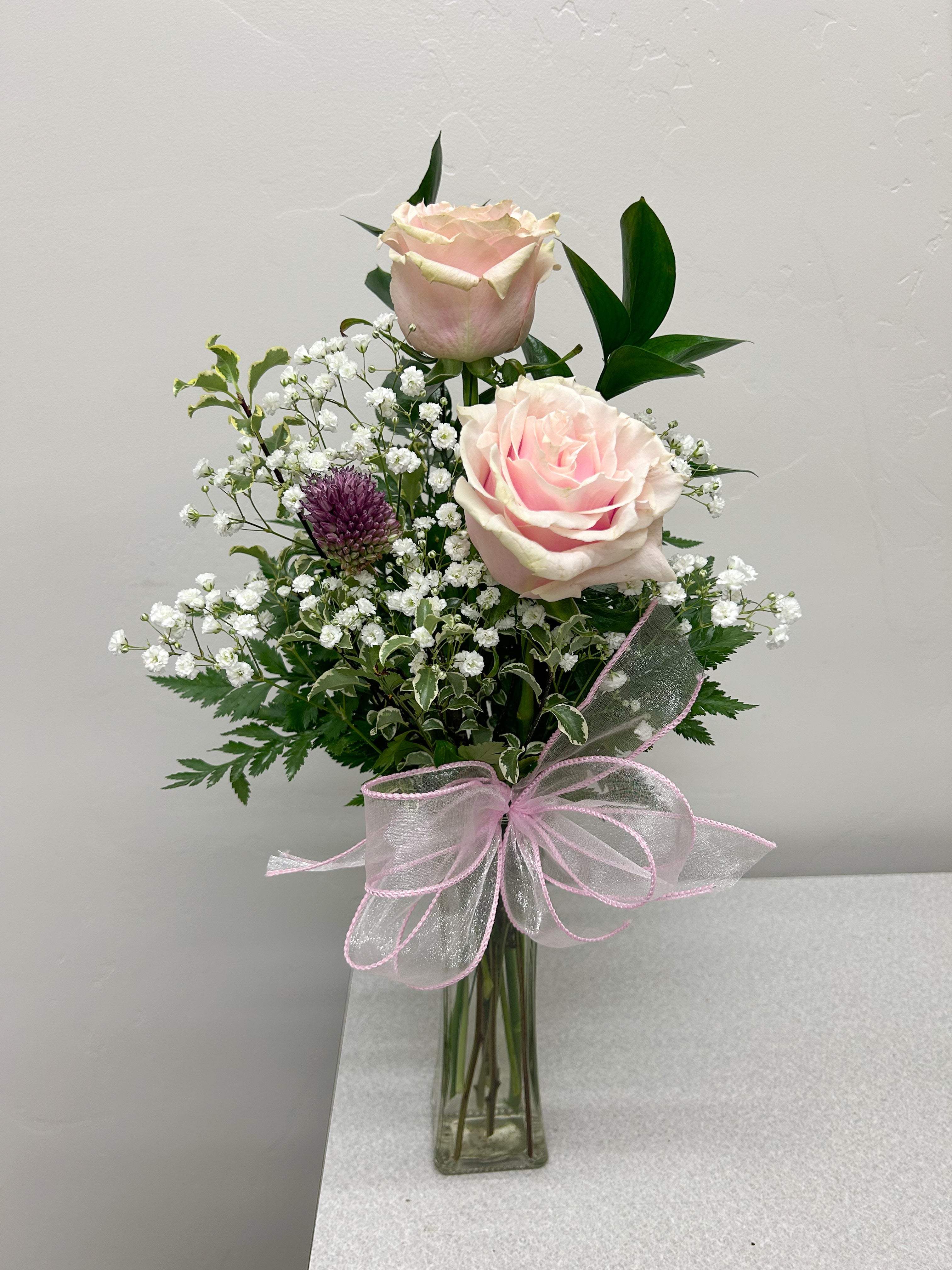 2 Rose Bud Vase – Bear River Floral & Gifts